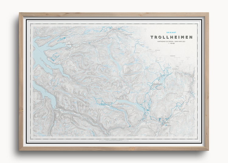 Skikart Trollheimen – Dapa Maps