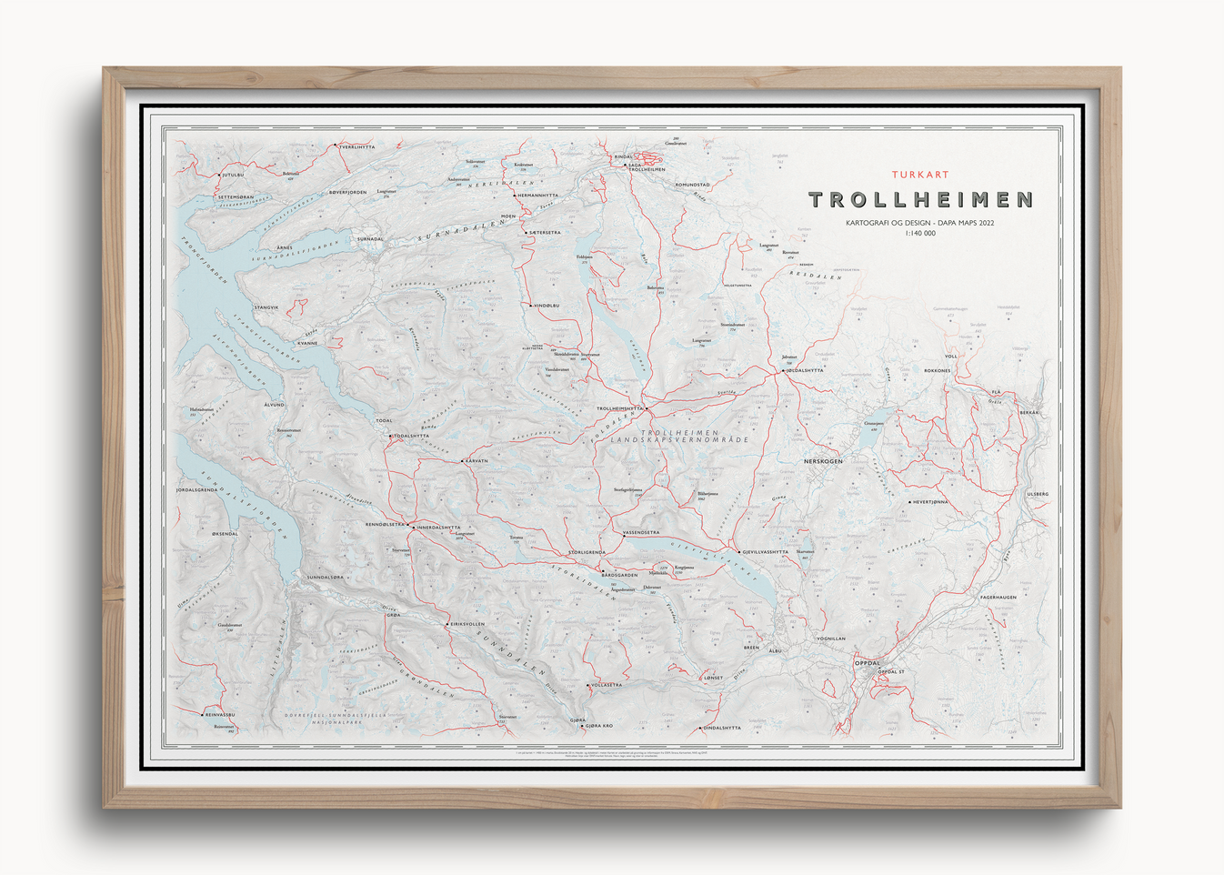 Turkart Trollheimen – Dapa Maps
