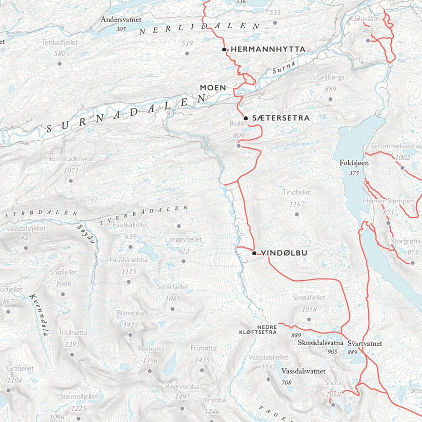 Turkart Trollheimen – Dapa Maps