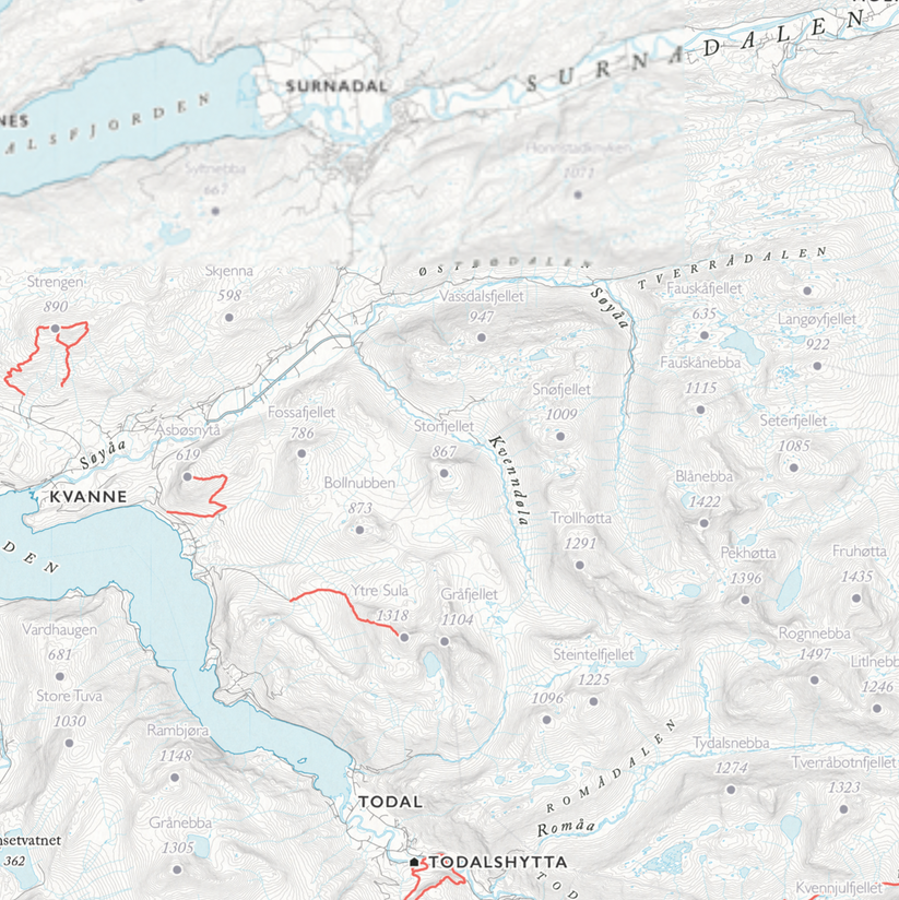 Turkart Trollheimen – Dapa Maps