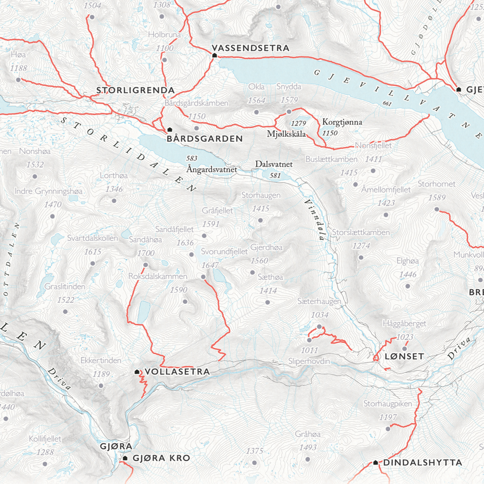 Turkart Trollheimen – Dapa Maps
