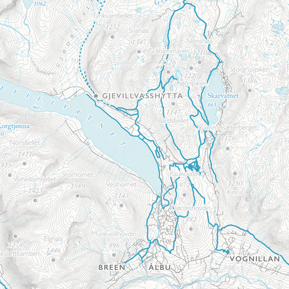 Skikart Trollheimen – Dapa Maps