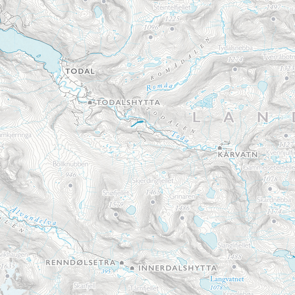Skikart Trollheimen – Dapa Maps