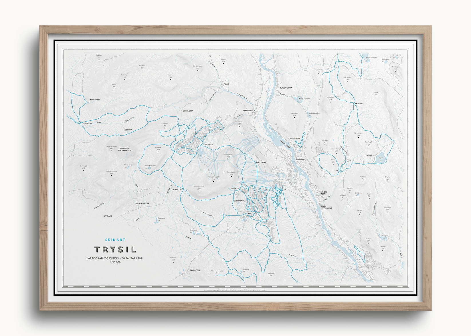 Skikart Trysil – Dapa Maps