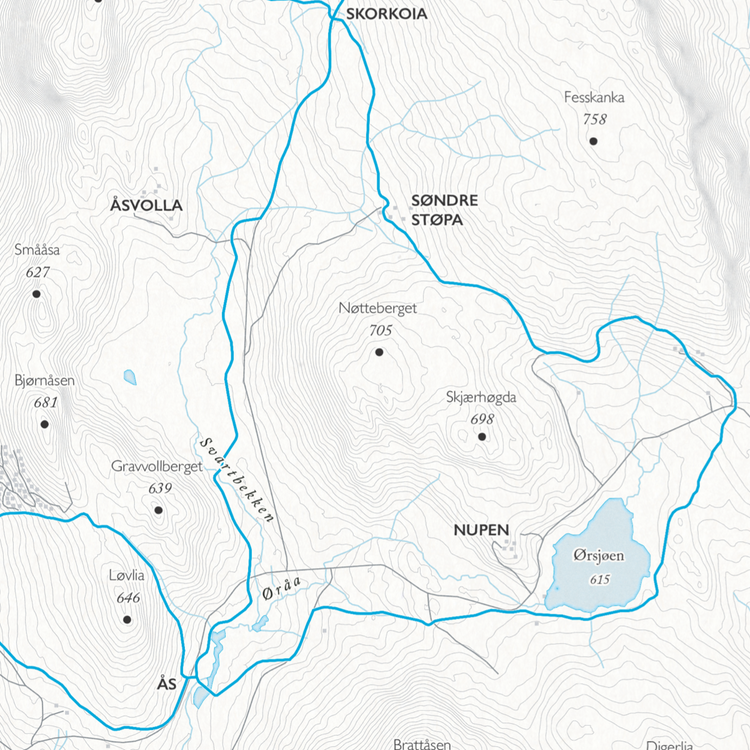 Skikart Trysil – Dapa Maps